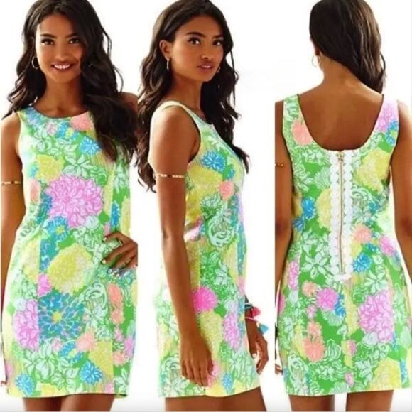 Lilly Pulitzer | Dresses | Lilly Pulitzer Cathy Shift Dress In Hibiscus Stroll | Poshmark
